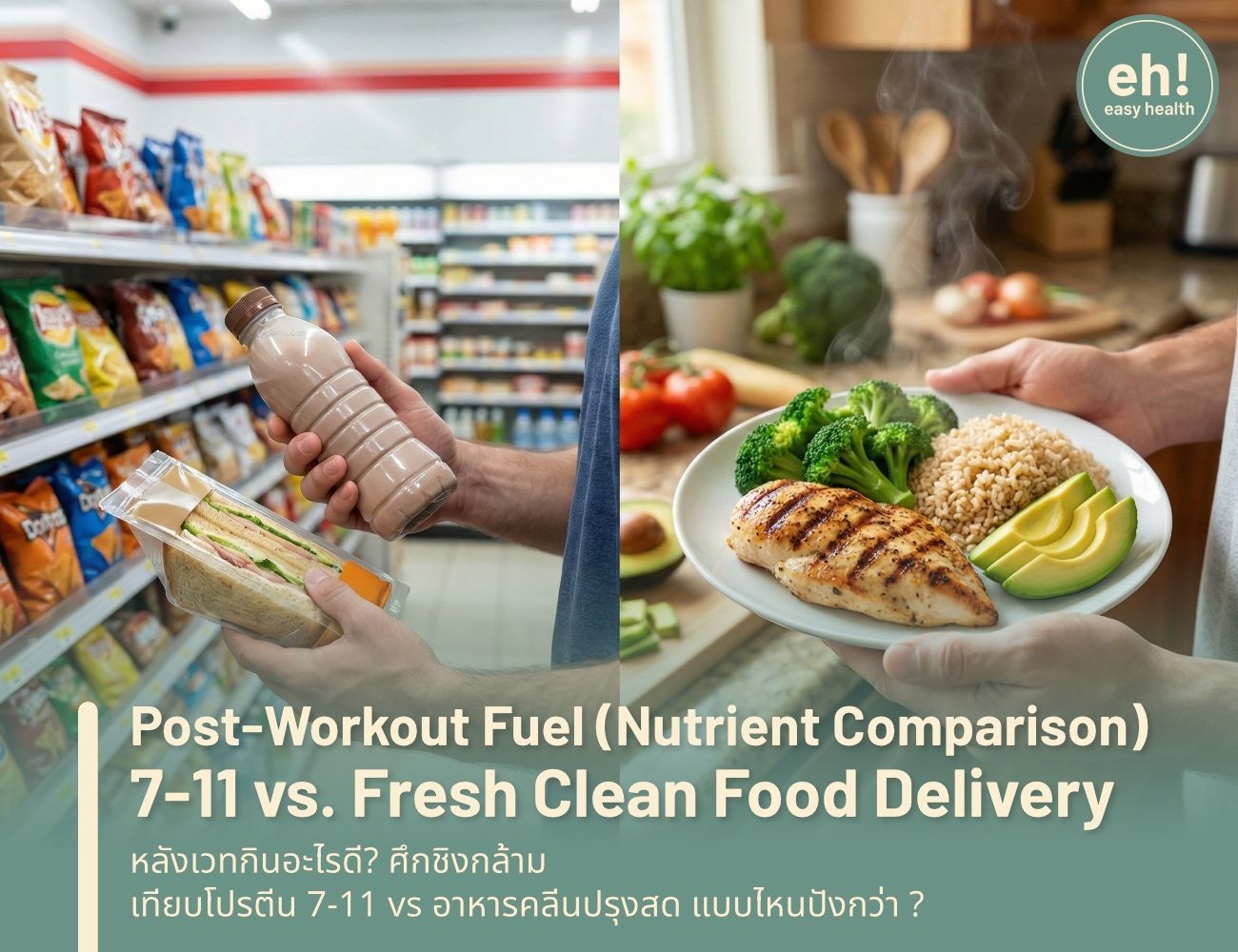 Post-Workout Fuel: 7-11 vs. Fresh Clean Food Delivery | Easy Health
